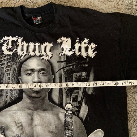 Pro-Tag | Shirts | Vintage Vtg 9s Tupac Shakur 2pac Size 4xl Shirt ...